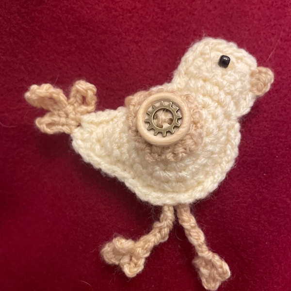 CROCHET PATTERN Little Bird Hanging Decoration/keyring US Terms ...