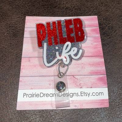 Lab Order of Draw Badge Reel, Phlebotomist Badge Reel, MLT, MLS, CLS ...