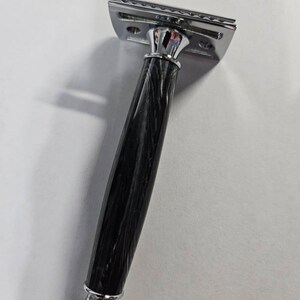 Ergonomic Double Edge Safety Razor Handle in Swirling Green Acrylic - Etsy