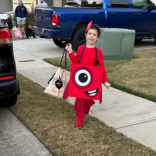 Numberblock One Costume, Halloween Costume, Birthday Costume ...