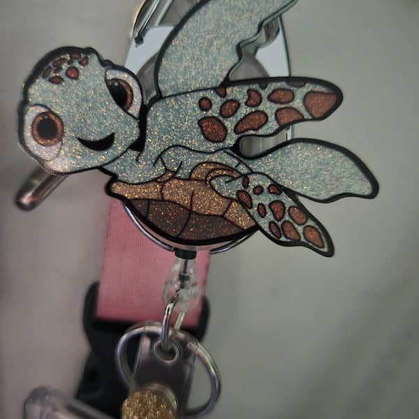 Squirt Crush Finding Nemo Retractable ID Badge Reel Nurse Teacher Badge ... Squirt Crush Finding Nemo Retractable ID Badge Reel Nurse Teacher Badge ...