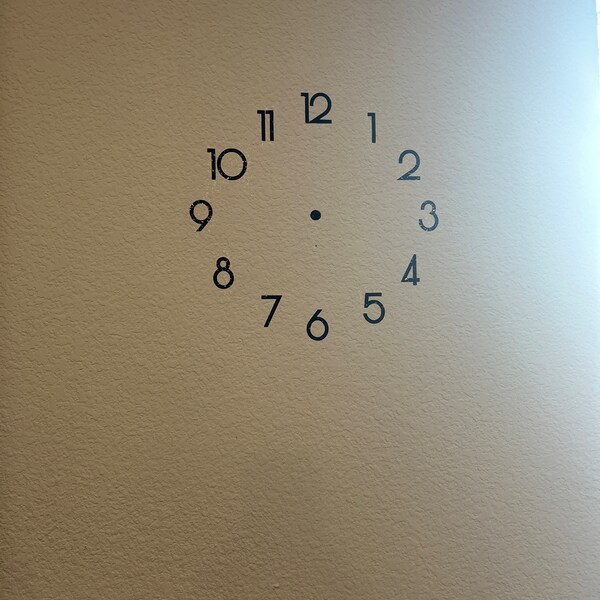 5 Count- Cut Vinyl Victorian Clock Numbers-6.5 Inch Diameter - Etsy