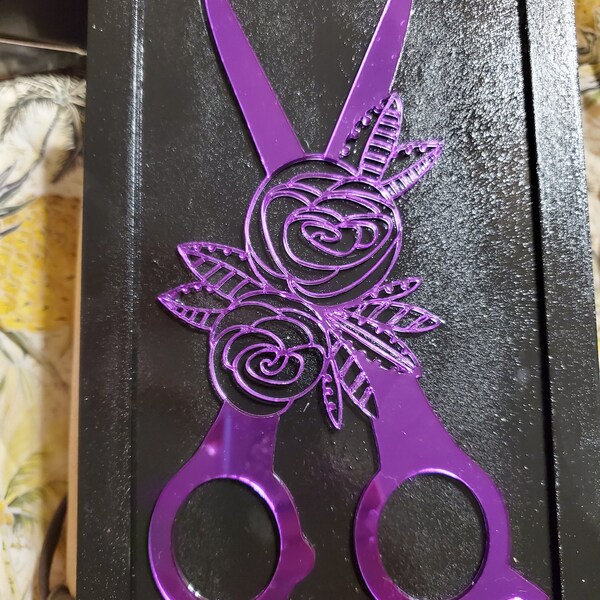 Floral Scissors SVG FILE - Etsy