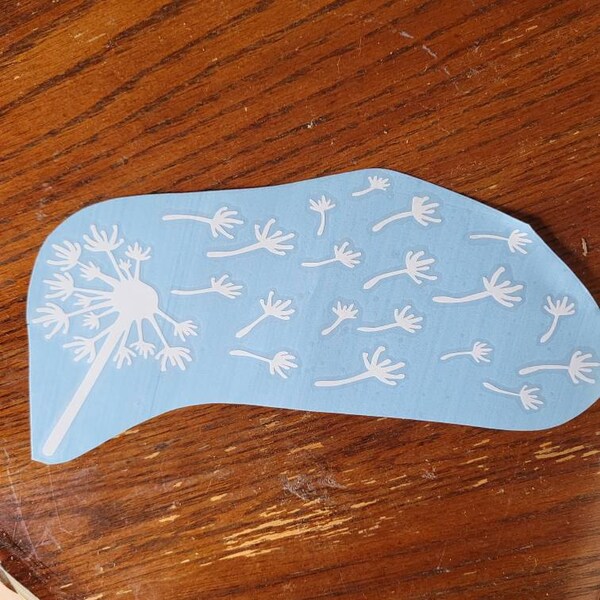 Dandelion Flower Decal Bumper Sticker Window Vinyl Decal - Etsy