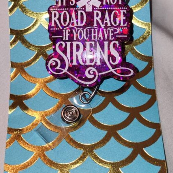 Paramedic Badge Reel, Paramedic Badge Holder, EMS Badge Reel, EMS Badge ...