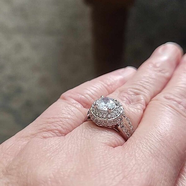 Alpha Omicron Pi Badge - 14k Gold Pearls Ruby Vintage Sorority Greek ...