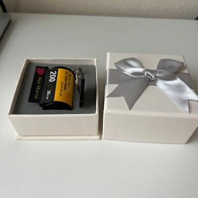 Personalized Camera Film Roll Keychain With Photo Custom Film Roll ...