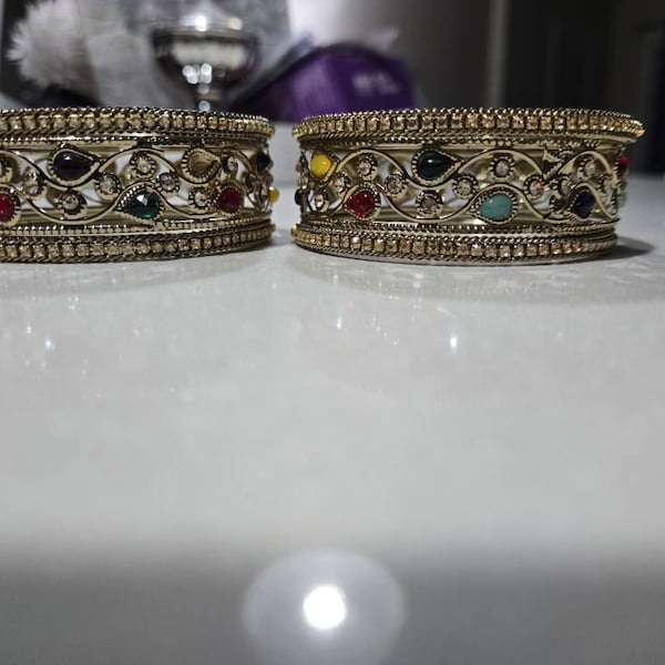 Oversized Punjabi Tikka Jhumka Piple Pattia Set/ Tikka Set/pattra ...