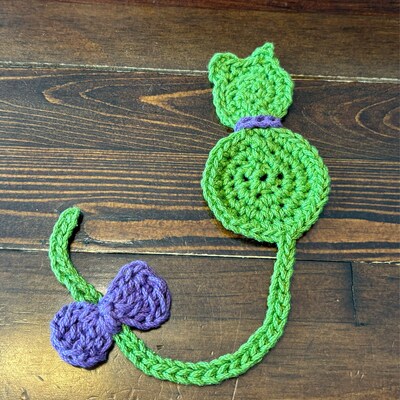 Crochet Cat Bookmark Pattern - Etsy