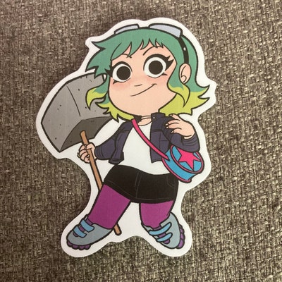 Scott Pilgrim Vinyl Sticker Set - Etsy