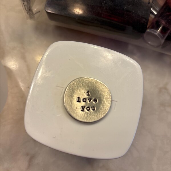 Love Token, Personalized Pocket Token, Wedding Party Favor ...