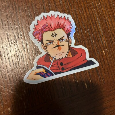 Jujutsu Chibi Anime JJK Sticker Set Gift Holographic Waterproof for ...