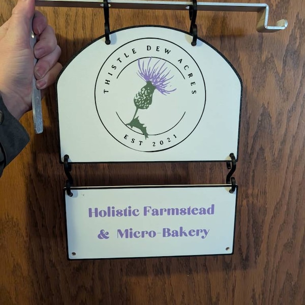 Personalized Sign for Hanging on Pop up Tents, Market Displays, Custom ...