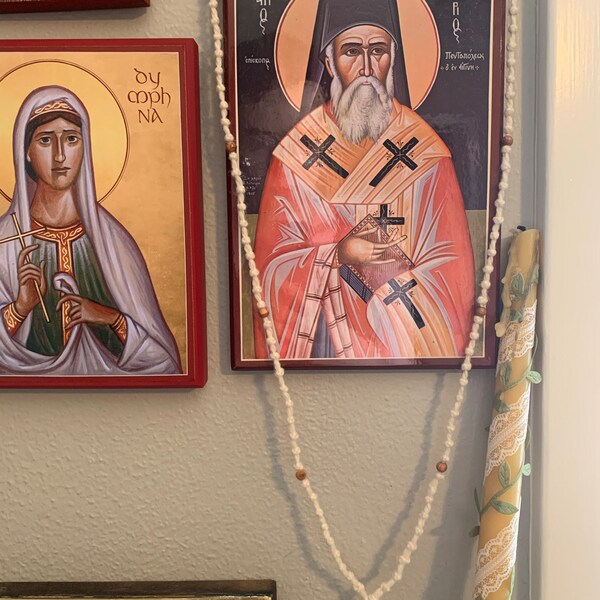 50 Knot Orthodox Christian Prayer Rope Green Wool With Tassel - Etsy