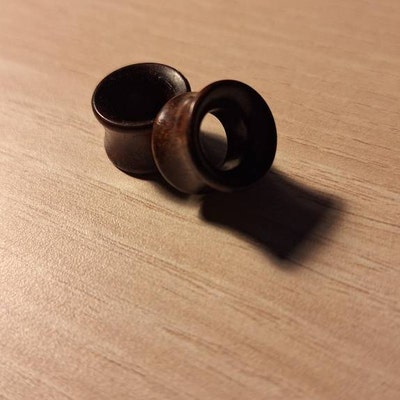 1 Pair of SPHERE Vermeil Yellow Gold Ear Weights, Gold Ear Hangers ...