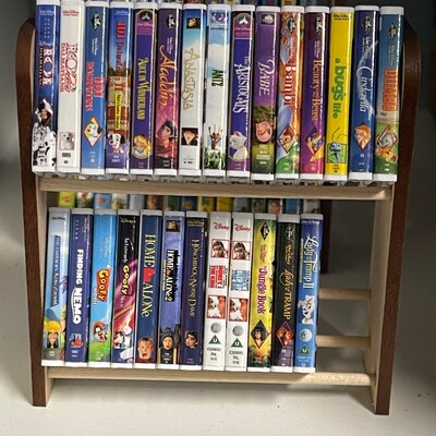 Mini 1:6 VHS K-Z Titles Tapes Choose the Movie Retro Miniatures 80's ...