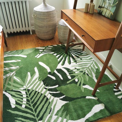 Ochre Fields Hand Tufted Classic Geometrical Rug Decor Rugs Alternative ...