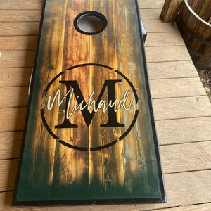 Rustic Barnwood Cornhole Custom Cornhole Boards Rustic - Etsy