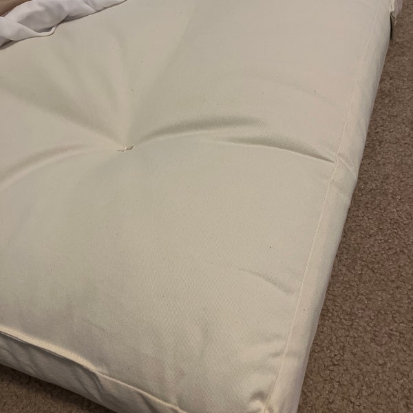 HEMP Shikibuton Mat Shiki Futon 3” Thick Filled Organic Hemp Fiber ...