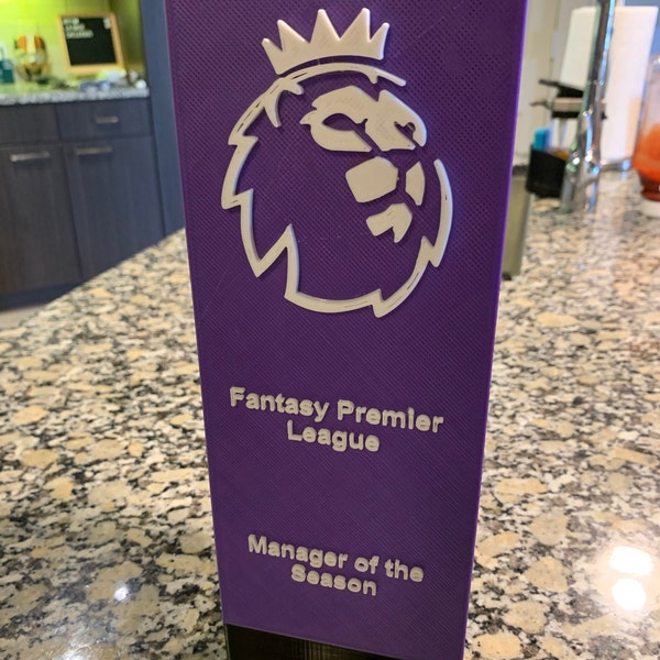 Premier League Trophy - Etsy