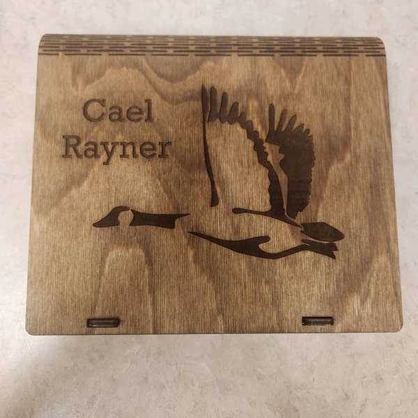 Personalized Duck Call Box | Custom Duck Hunter Storage Box | Goose ...
