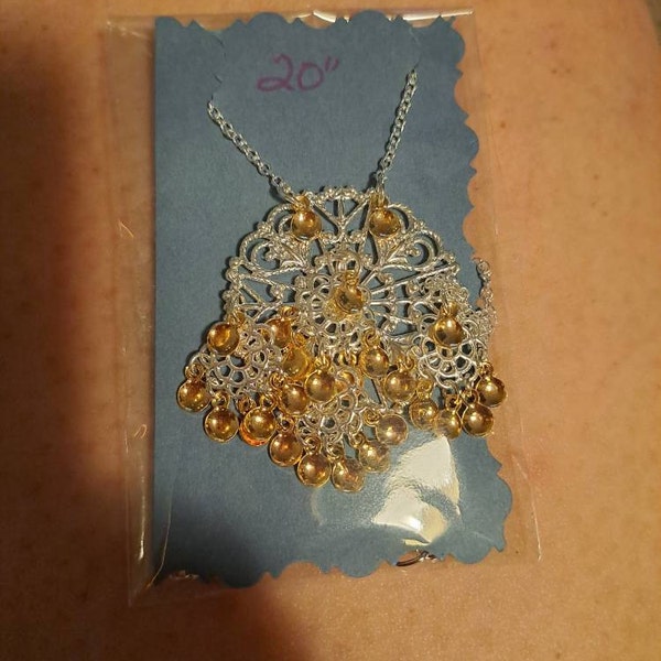 Solveig - Traditional Norwegian Filigree Scroll Sølje Style Necklace ...