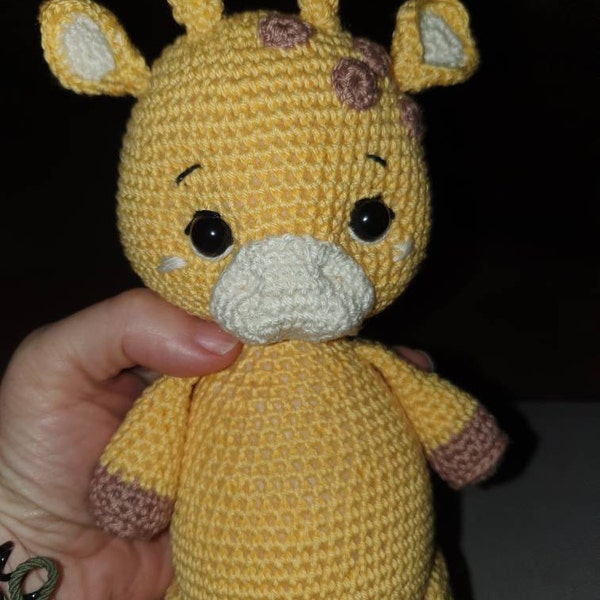 Cuddle Size Amigurumi Giraffe, Giraffe Crochet Pattern Cute, Wildanimals Amigurumi, Floppy ...