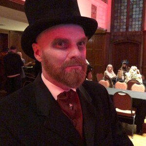 Midnight Black Dupioni Silk REGENCY Brummel Victorian Ascot Tie Cravat ...