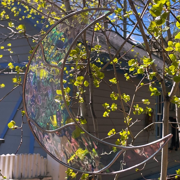 Crescent Moon Star Stained Glass Pattern, Digital Download, Stained Glass Patterns Pdf, Hobby ...