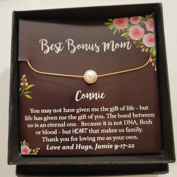 Bonus Mom Gift for Step Mother Gift From Bride, Step Mom Gift for ...