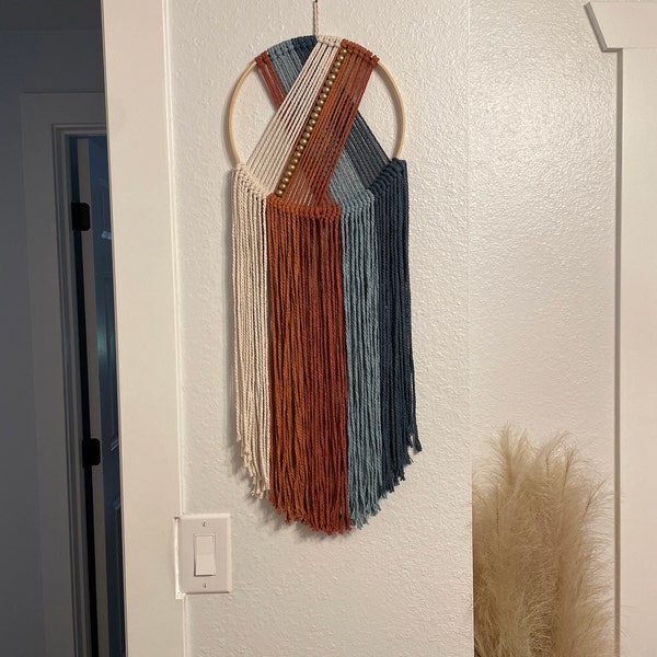 Macrame Hoop Wall Hanging - Custom Macrame - Boho Decor - Macrame Decor ...