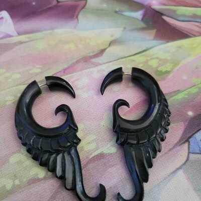 4mm Bone Hanging Taper Earring Plugs 4mm 6g Bone Taper - Etsy