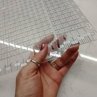 Diamond Painting Alignment Ruler, Stainless Steel, Multiple Sizes ...