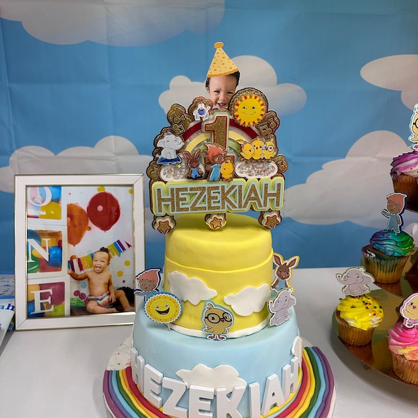 Canticos Cake Topper,canticos Cake Topper Shaker,pollitos Cake Topper ...