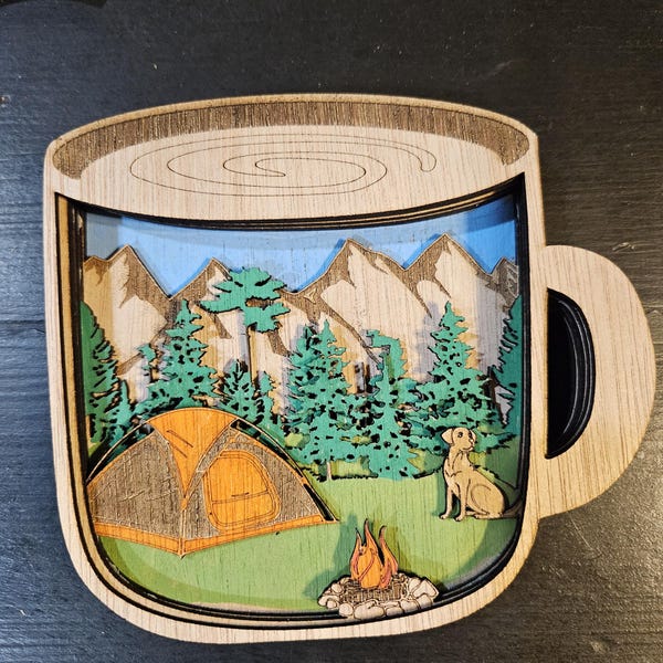 Multi Layered SVG File Create Frame - Etsy