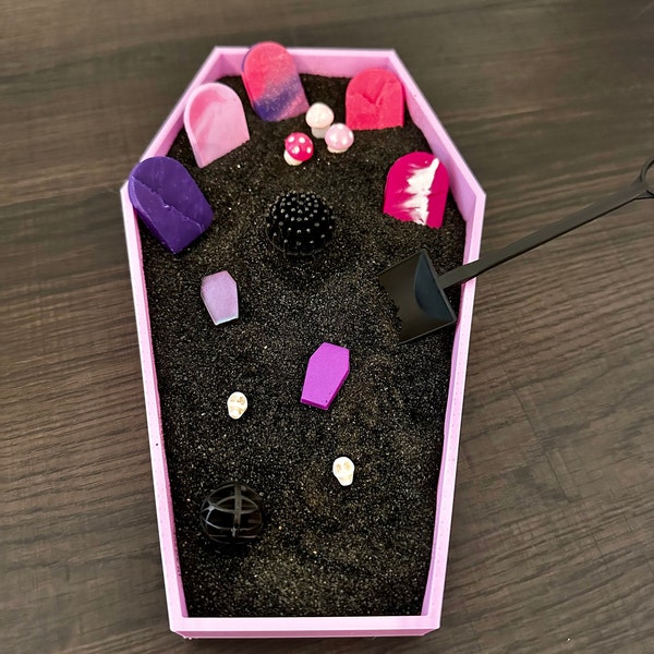 Pastel Goth Zen Garden | Girly Goth Zen Garden | Graveyard Fidget Toy ...