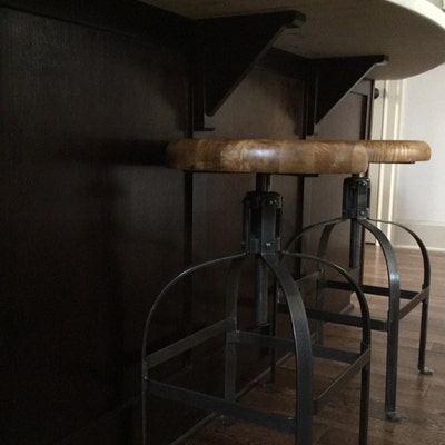 Custom Crafted Pot Rack With Forged Steel Hardware - Etsy
