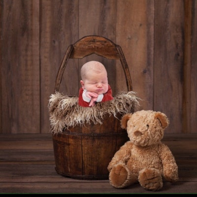 Digital Backdrops/props newborn Prop. Antique Bucket Prop - Etsy