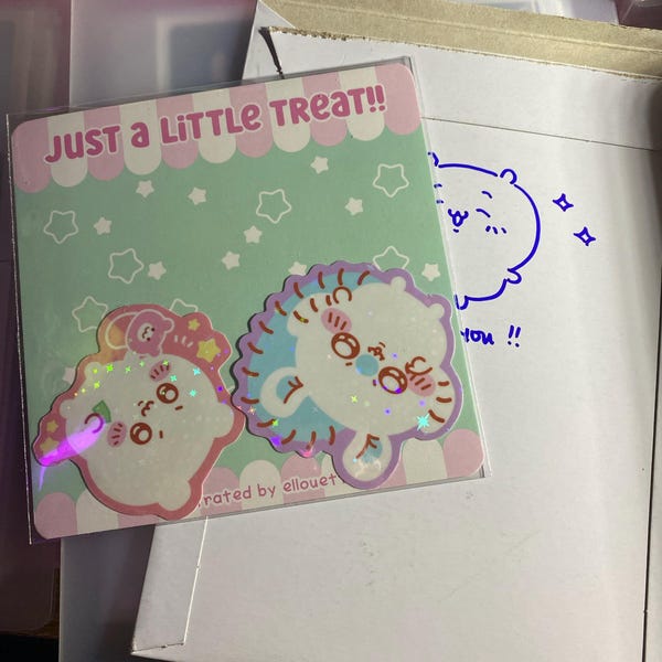 Sticker Sheet - Hachiware - Etsy