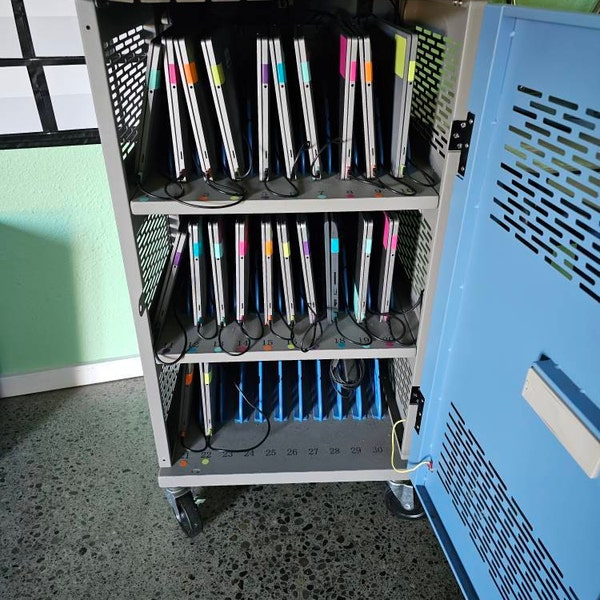 Chromebook Labels Classroom Organization Color Coded Waterproof Teacher ...