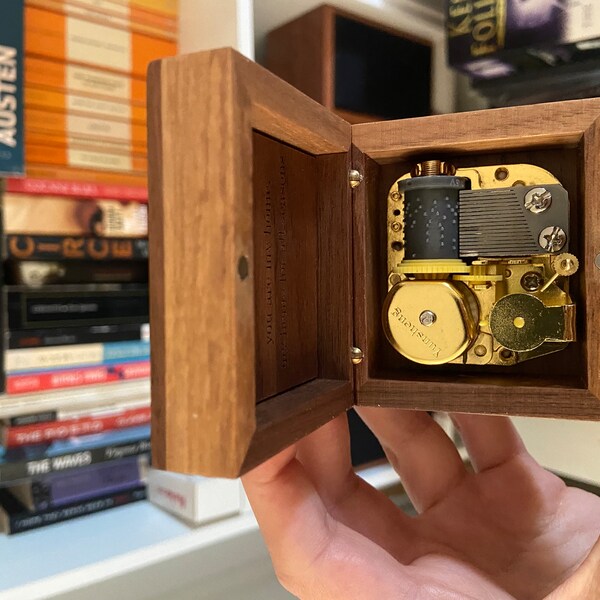 Music Box Mechanism Hand Cranked 18 Notes and Cylinder Mechanism ...