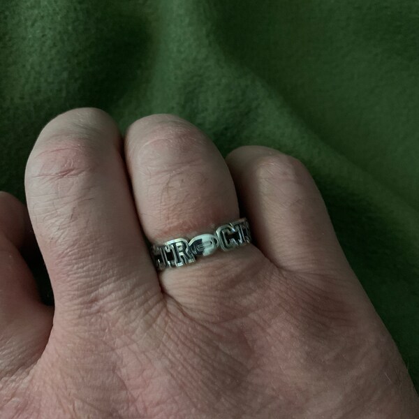 CTR (choose the Right Ring) Ring Sterling Silver - Etsy