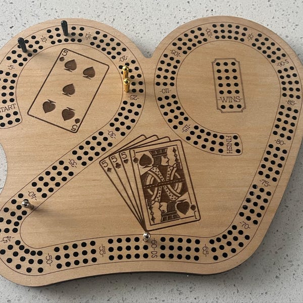 Cribbage Board, With Storage, Round, SVG, Laser Cutting File - Etsy