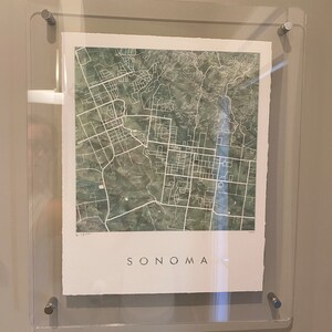 POCONOS Mountains Hand Drawn Map Street Map Pennsylvania Topographic ...