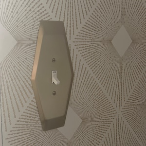 Hexo Painted Mid Century Modern Atomic Hexagon Light Switch Outlet ...