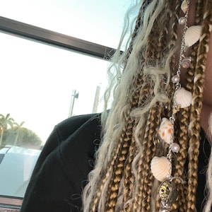 Mars Goddess Hippie Hair Bead Dangling Hair Accessory Renaissance ...
