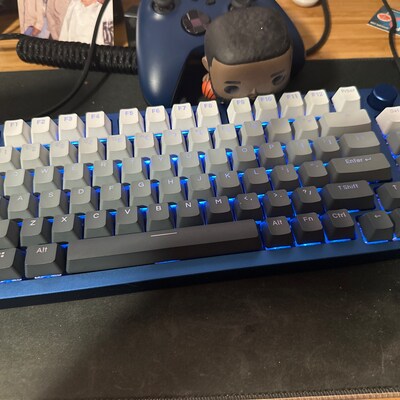 Gradient Shadow Keycap Set, OEM Profile, Shine-through, PBT, Cherry MX ...