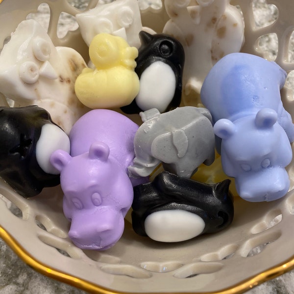 Elephant Soap Set - Soap Favors, Baby Shower, Lavender Soap, Mini Soap ...