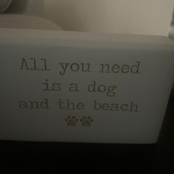 Dog Beach Sign, Dog Sign, Dog Decor, Dog Lover, Beach Dog Sign, Beach ...