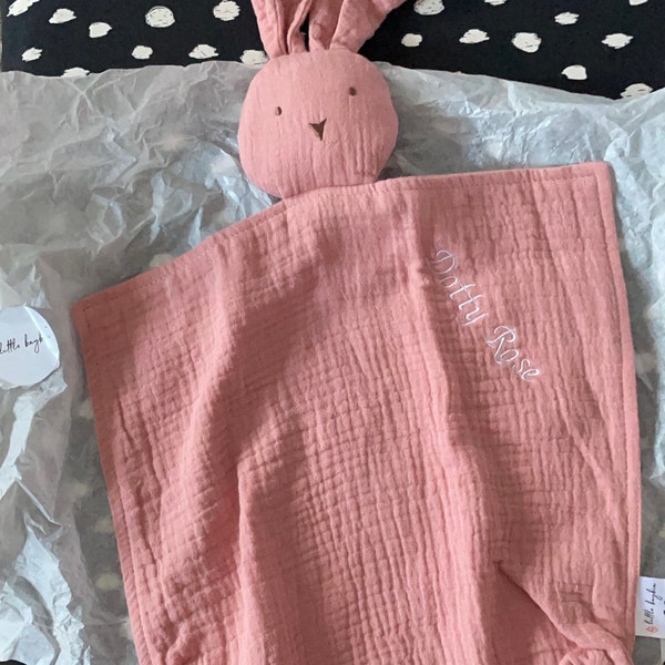 Personalised Baby Comforter Personalised Muslin Comforter Personalised ...